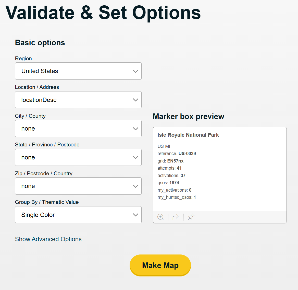 Create a Beautiful Parks On The Air (POTA) Activations Map - Michigan ...